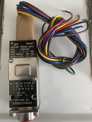 Pressure - Itt Adjustable Pressure Switch