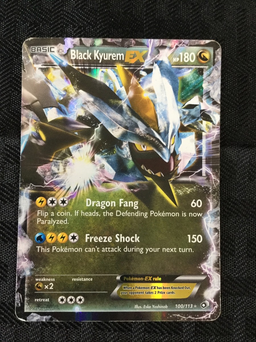 Pokemon Cards Ex Black Kyurem