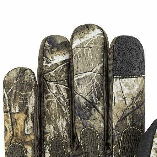 HOT SHOT Men’s Camo Swiftstrike Pro-Text Gloves Realtree Edge Hunting ...