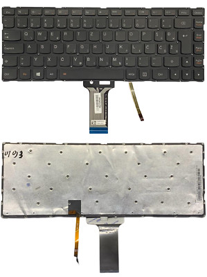 Lenovo Yoga 500-14IBD 500-14IHW Keyboard BALKAN Backlit LED | eBay