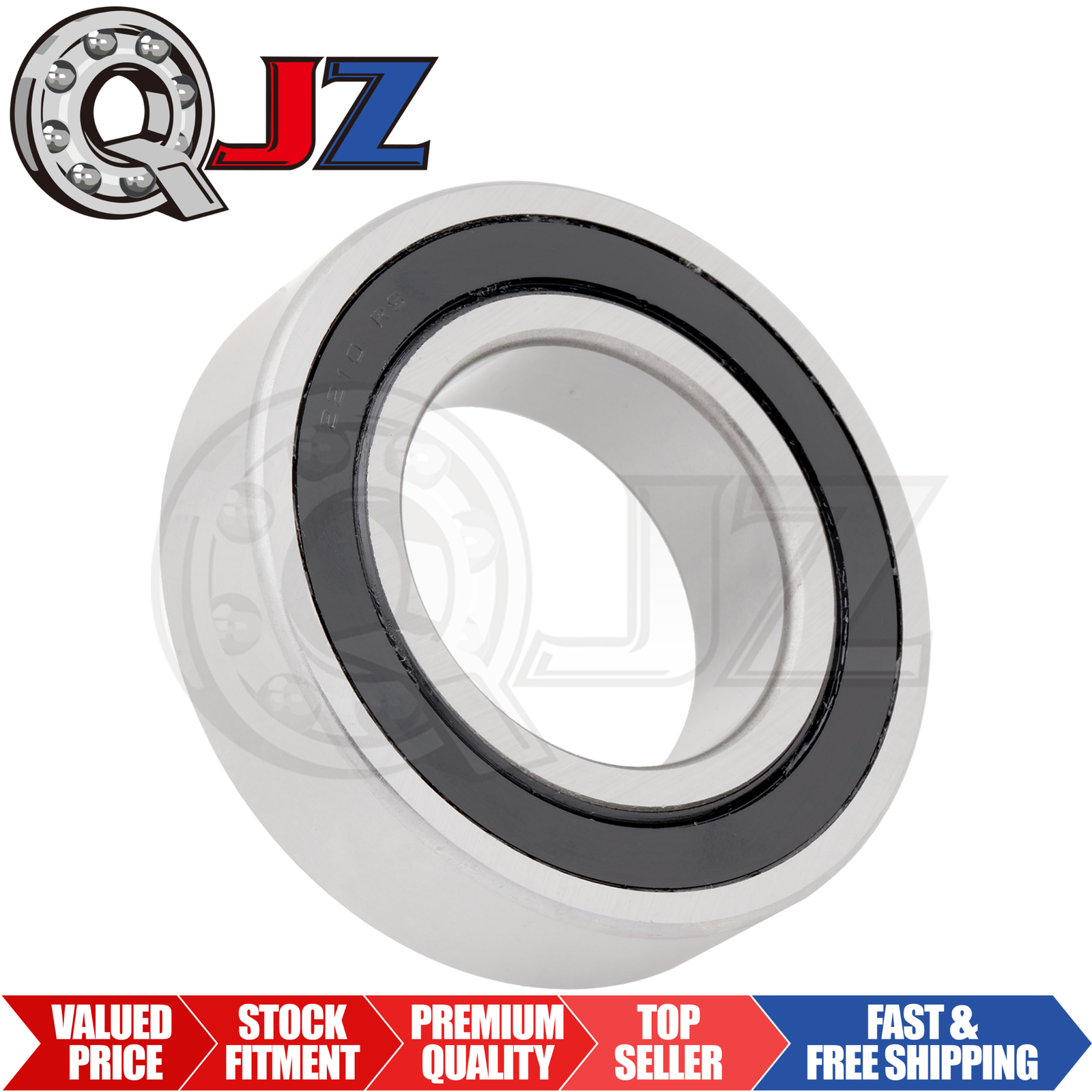 [Qty.1] New 2210-2RS Self-Aligning Ball Bearing [50mm Bore x 90mm OD x ...