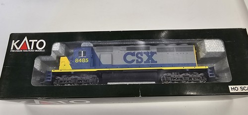 Kato 37-01Q EMD SD40, CSX Yellow Nose- HO Scale Road 8485 DC | eBay