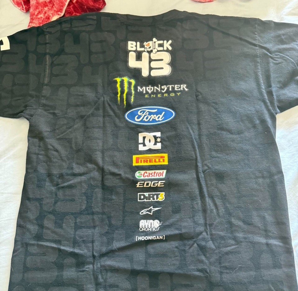 Monster Energy Graphic T-Shirt Ken Block Tribute Design Very Rare Shirt ...