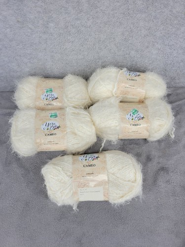 Lot of 5 Yarn Bee Polyamide Cameo Ivory Jade Yarn Knitting 1.2 lbs | eBay