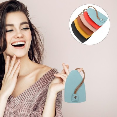 6 Pcs PU Car Key Storage Holder Pull Out Sleeve Cover For Key Fob ...