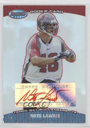 2004 Bowman's Best Red /50 Nate Lawrie #170 Rookie Auto RC | eBay