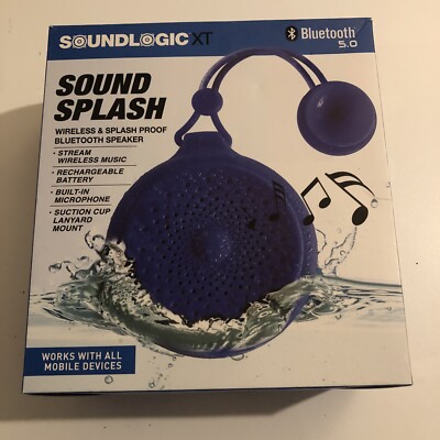 NEW SoundLogic XT Sound Splash Wireless & Bluetooth Speaker Blue | eBay