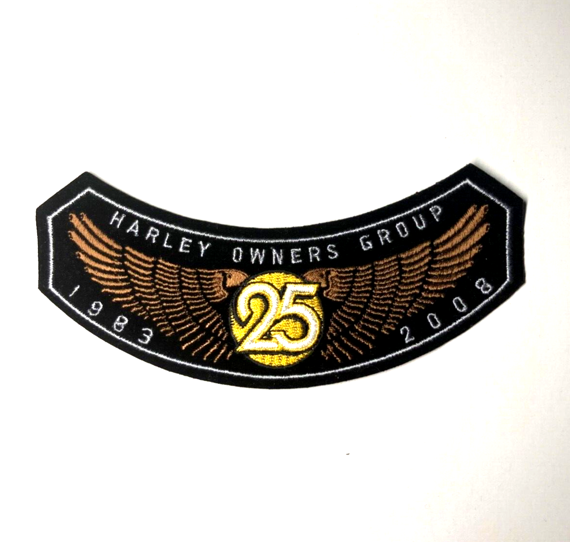 Harley-Davidson Rocker Patch: Harley Owners Group 1983-2008 | eBay