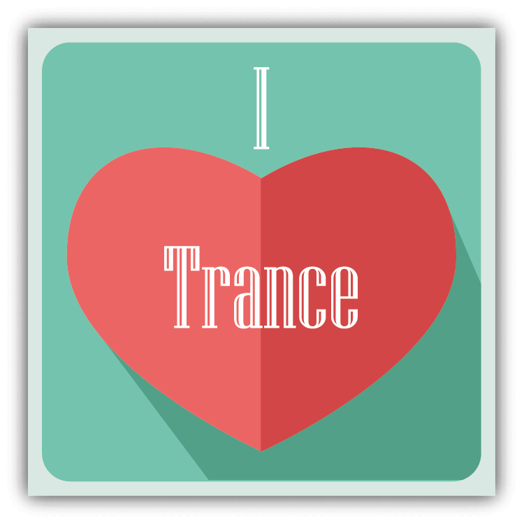 I Love Trance Heart Music Car Bumper Sticker Decal | eBay