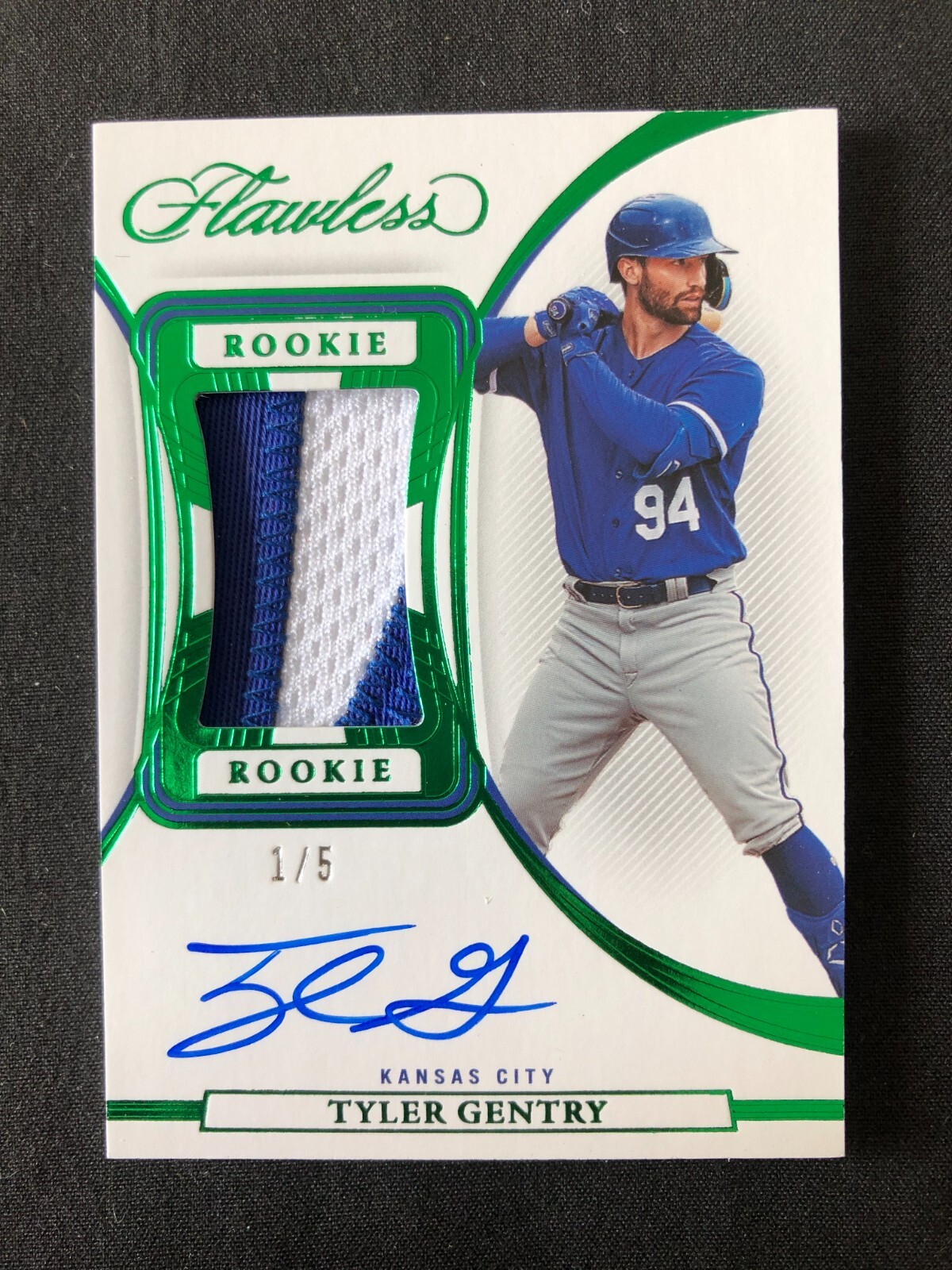 2023 PANINI FLAWLESS BASEBALL ROOKIE PATCH AUTO TYLER GENTRY 🔥1/5 #PPA ...