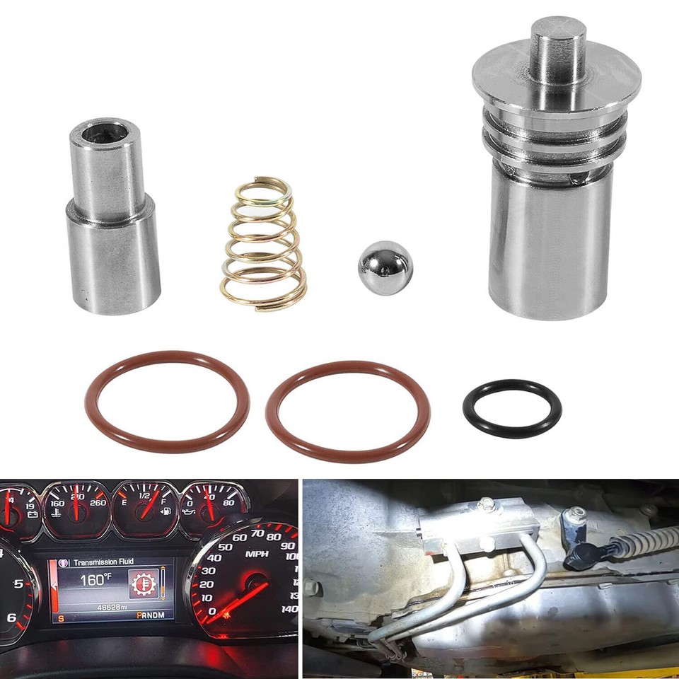 Transmission Cooler Flow Bypass Valve Kit Fits 6L80 6L90 8L90 10L90 | eBay