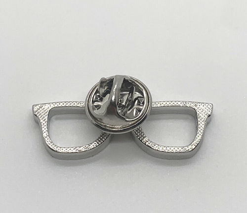 Silver Tone Glasses Frame Pin | eBay