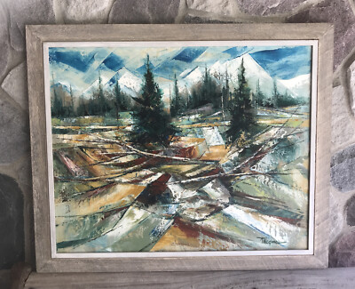 Richard Ellis WAGNER “High Meadowland” Original Oil Painting Signed 24 ...