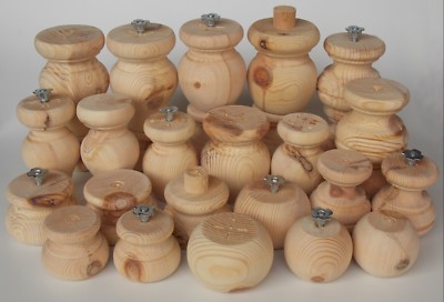 SINGLE RUSTIC Wooden Pine Foot Replacement Furniture Feet Leg Chests ...