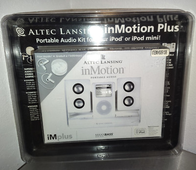 NEW ALTEC Lansing inMotion Plus Portable Audio Kit 889156 New Sealed ...