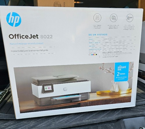 HP OfficeJet 8022 Wireless All-in-One Color Inkjet Printer for sale ...