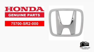 Honda OEM 75700-SR2-000 1993-1997 Del Sol Front Grille Hood Emblem | eBay