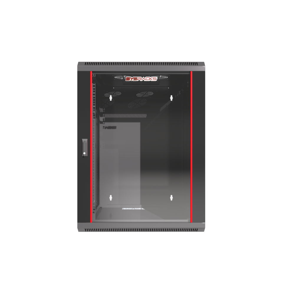 Server Rack 12U Wall Mount Cabinet Locking Networking Data Enclosure ...