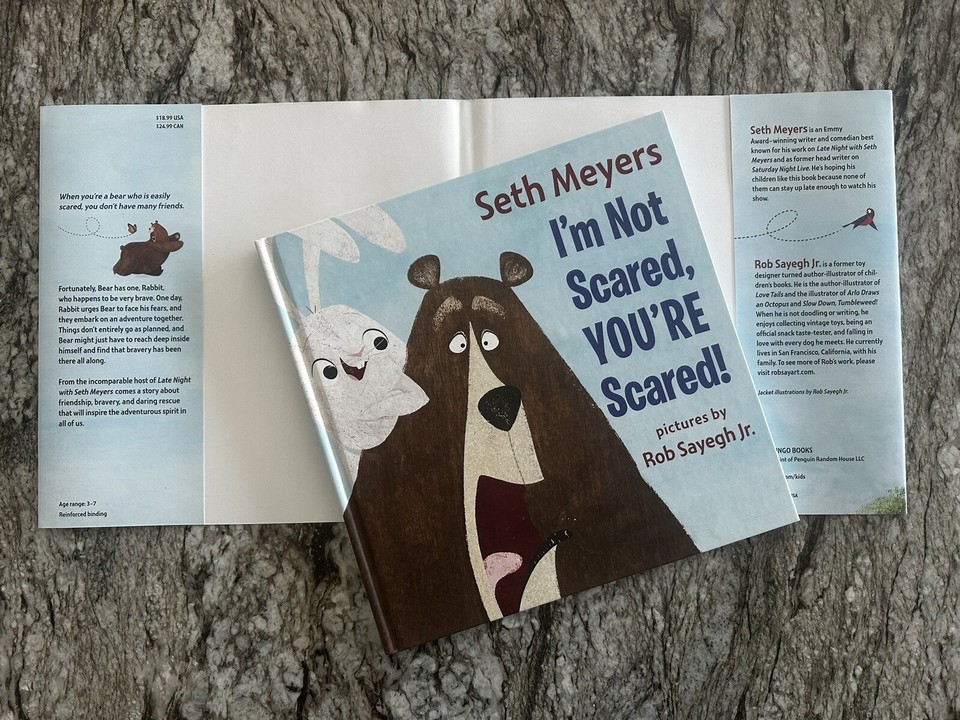 AUTOGRAPHED/SIGNED Book I’m Not Scared, Your Scared! Seth Meyers HC NEW ...