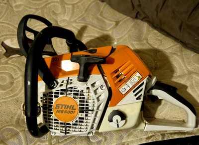 STIHL MS 500i Chainsaw(with 25"bar and chain AS WELL AS 20" bar and ...