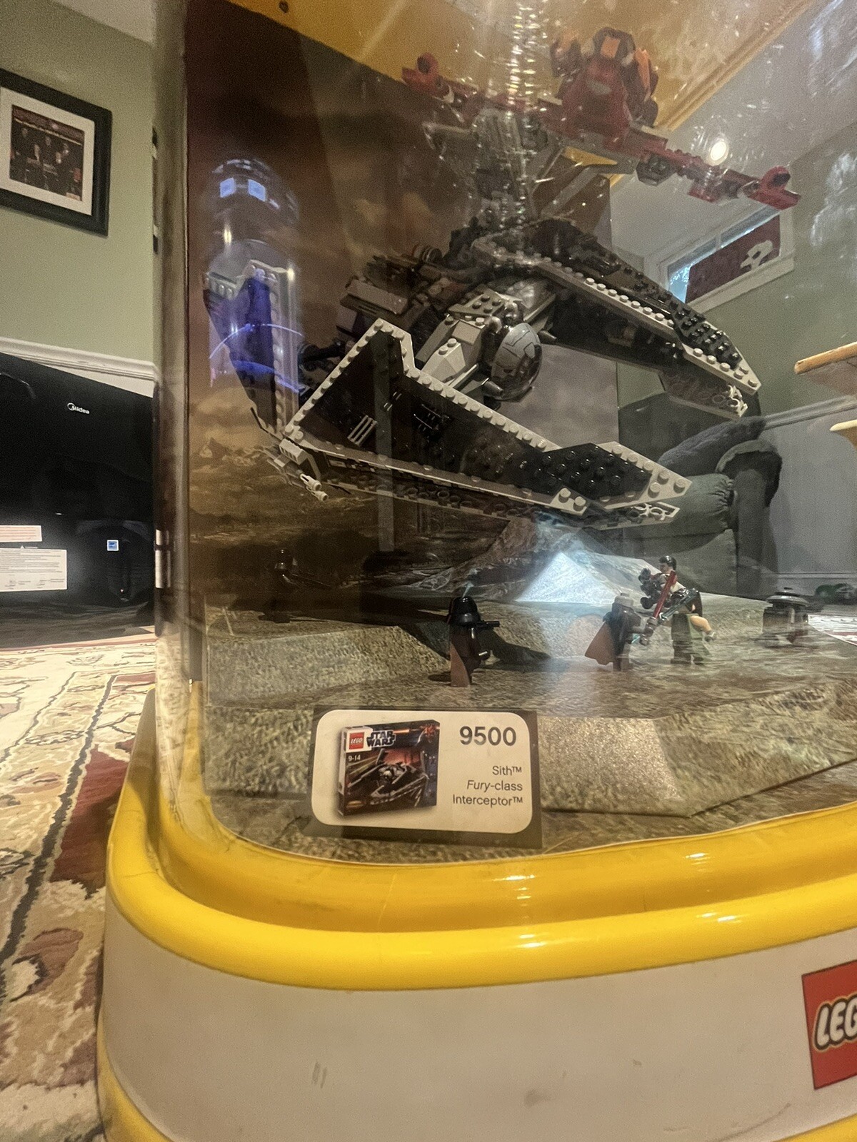 Lego- Store Display Case With Lego Set 9500 And 9497 | eBay