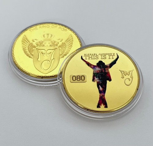 Michael Jackson Gold Plated Commemorative Coin Collectable NEW | eBay