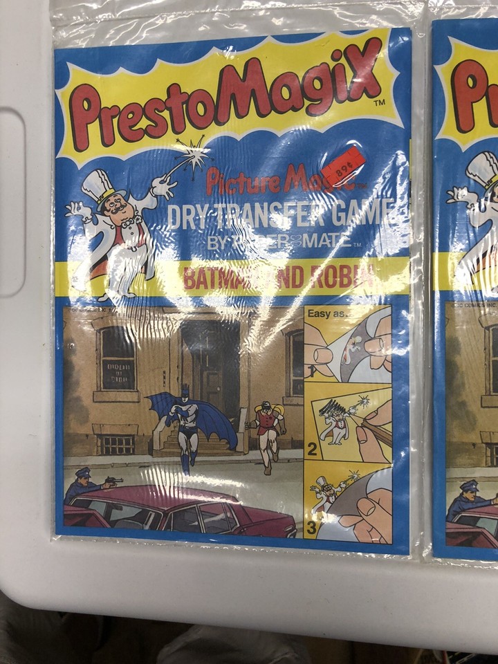 78' DC comics Batman PResto Magix pre production mock up set & released ...