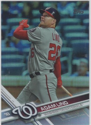 2017 Topps Update Adam Lind Rainbow Foil #US36 | eBay
