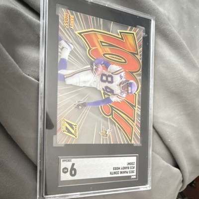 Panini Zenith 2023 Zoom! Randy Moss SGC 9 Minnesota Vikings NFL Insert ...