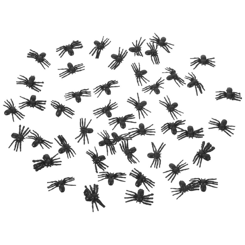 50 Pcs Scary Spider Model Realistic Little Plastic Spiders Small | eBay UK