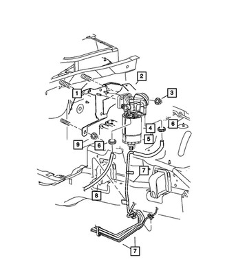 Genuine Mopar Fuel/Water Separator Filter 68043089AA | eBay