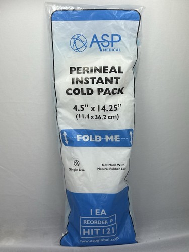 Reusable Perineal Instant Cold Pack w/ Adhesive Strip 4.5x14.25” NIB ...