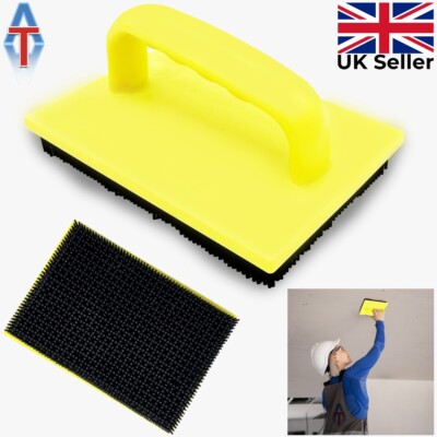 Strong Artex Stipple Brush/Stippler/Stippling Tool Yellow 150 x 100mm ...