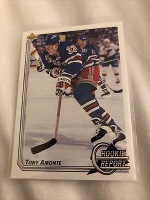 Tony Amonte 1992-93 Upper Deck Rookie Report #359 New York Rangers | eBay