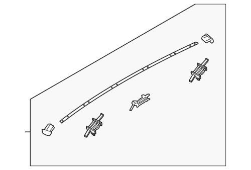 Genuine Hyundai Roof Molding 87240-J3000 | eBay