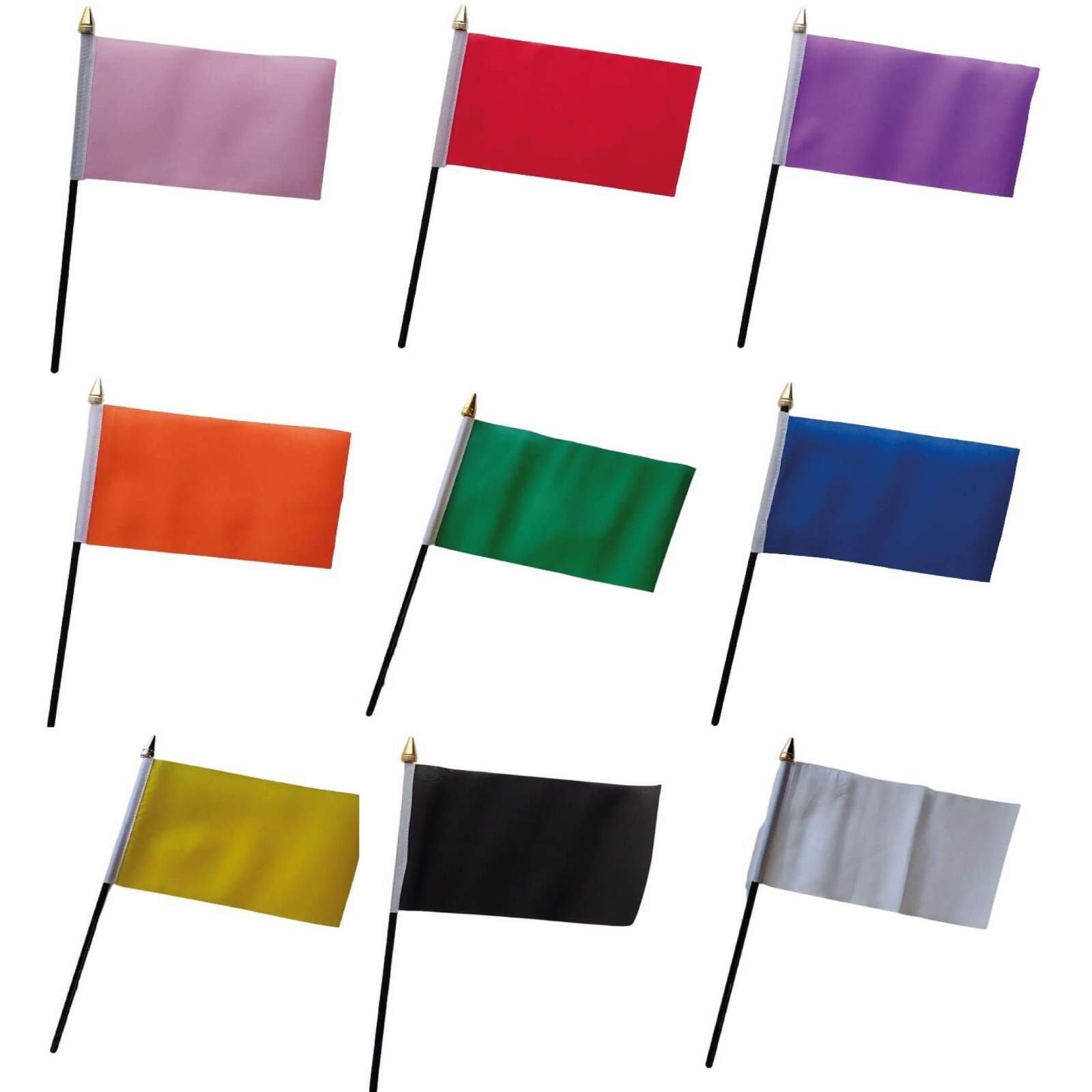 Table Desk Top Flag PLAIN COLOUR Without Base Huge Choice FREE UK ...