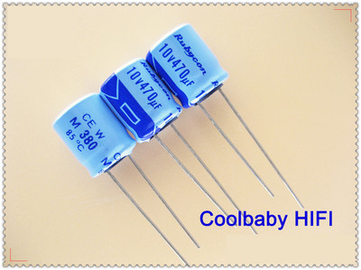 100PCS Rubycon TWSS(CEW) 470UF 10V 10*13mm 85°C Audio electrolytic ...