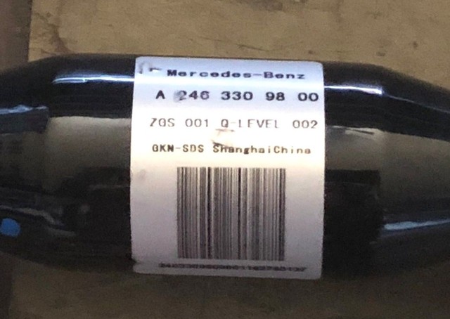 OEM 2015 2016 MERCEDES CLA GLA FRONT LEFT CV AXLE SHAFT, 2463309800 ...