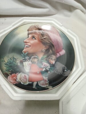 ENGLAND'S ROSE Diana, Princess of Wales Di Plate Franklin Mint Child ...