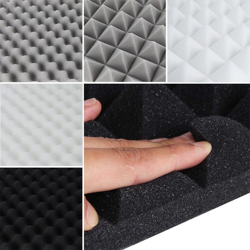 12/14PC Sound Proofing Foam Pads Acoustic Wall Panels/Corner Studio ...