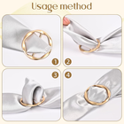10 Pcs Scarf Ring and Slides for Scarves T Shirt Tie Clips for Women ...