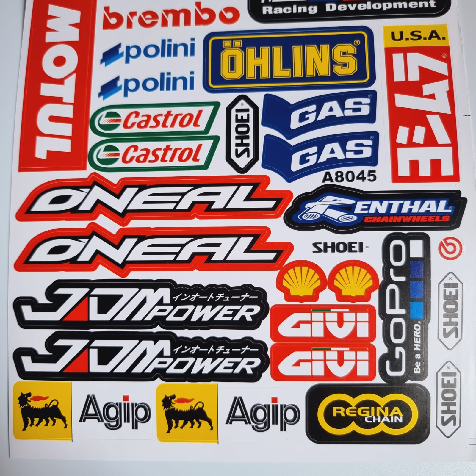 Motorbike Motorcross Stickers Moto GP BMX Skateboard Decal Bike Sticker ...