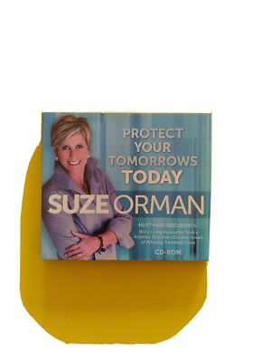 Protect Your Tomorrows Today by Suze Orman (CD-ROM) Must Have Documents ...