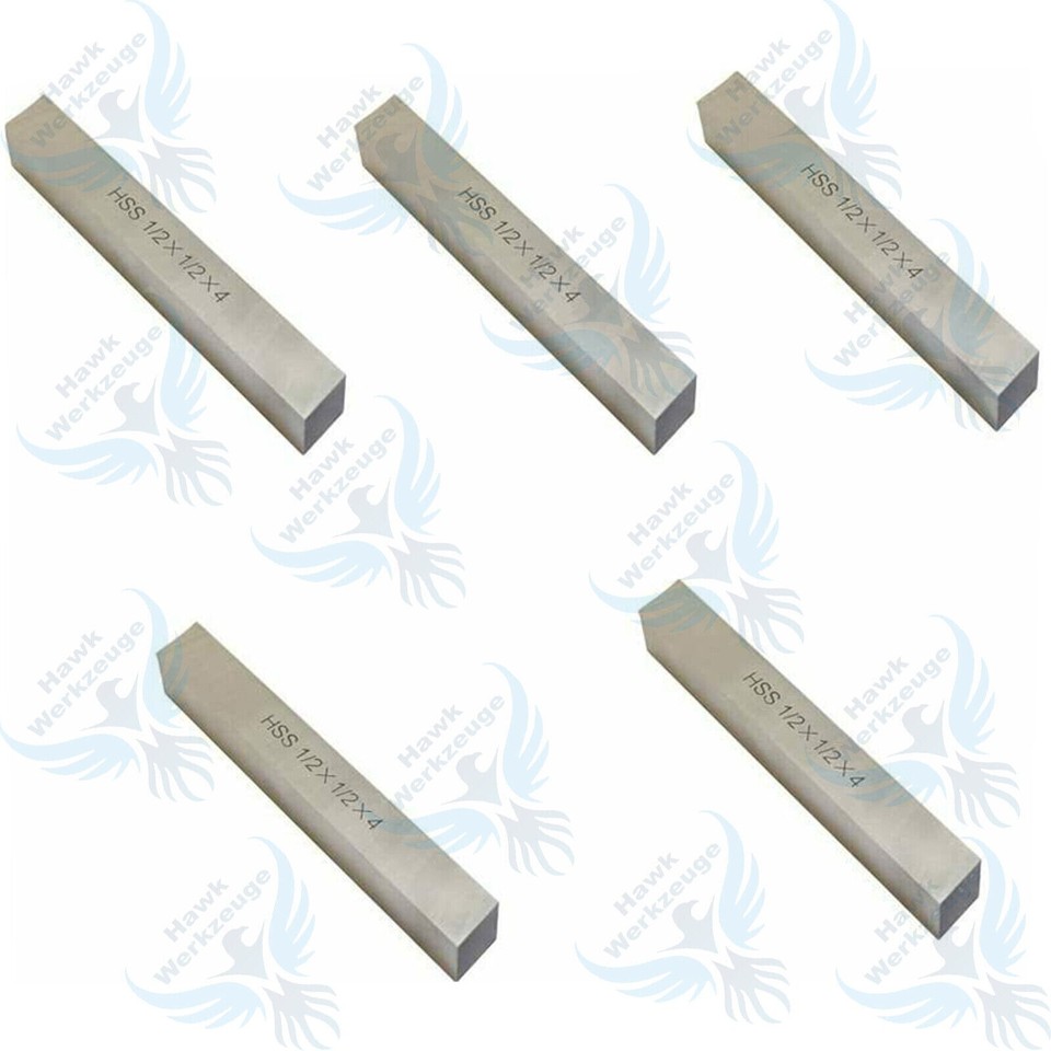 New 1/2'' x 1/2'' x 4'' HSS( M2) Square Tool Bits Lathe Fly Cutter Mill ...
