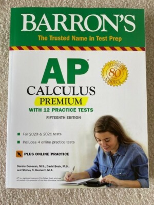 Barron's AP Calculus Premium 15th Edition (2020, Paperback) | eBay