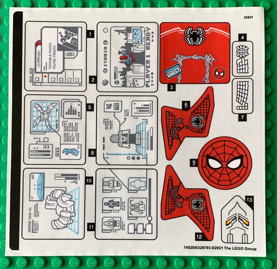 Decals Lego Spider Man Deiridh Lego Spider Man Lego Spider Man Decal
