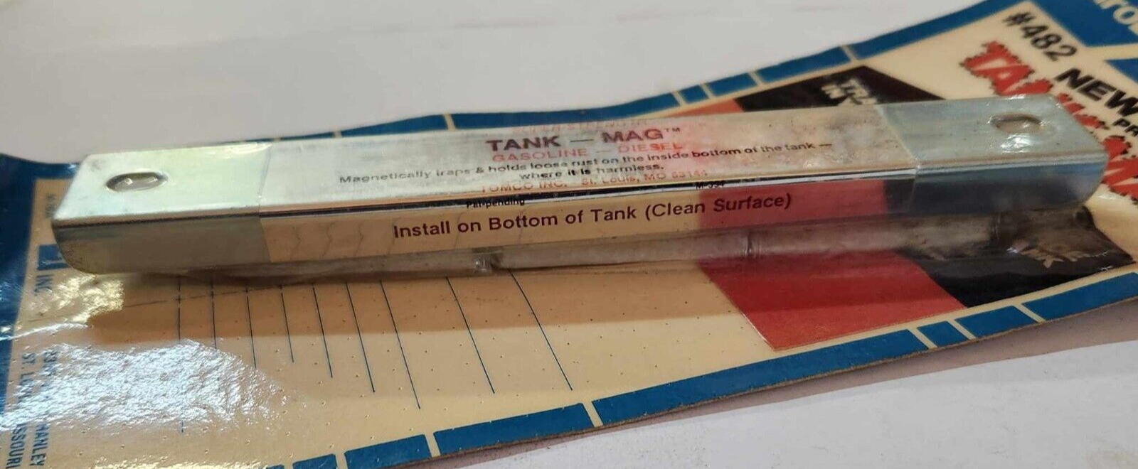 Tomco Fuel "Tank-Mag" Magnet Traps Rust & Metal Installed Externally | eBay