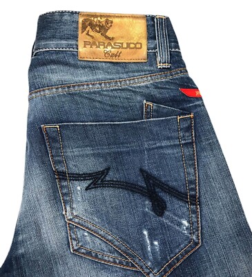 Parasuco Denim Legend Mens Boys Bootcut Sz 26 actual 27x31 Jeans made ...
