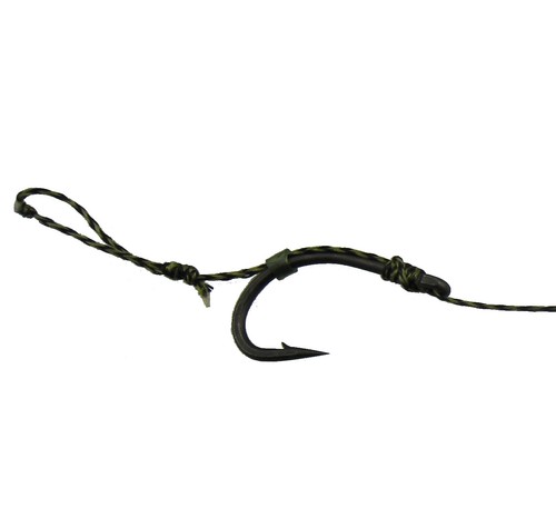 10 x Carp Combi Rig 25 Lb Soft Braid Top Teflon Coated Hooks, Sizes ...