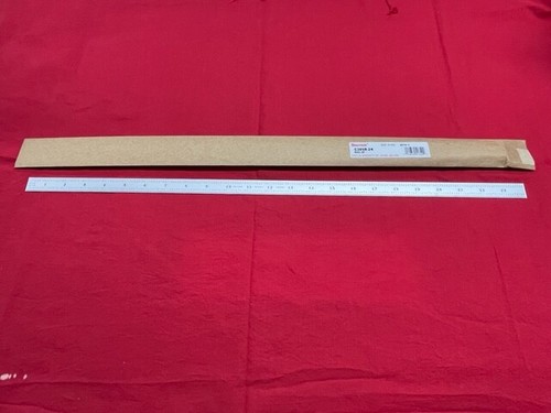 Starrett C305R-24 Full Flexible Steel Rule with Inch Graduations, 24 ...
